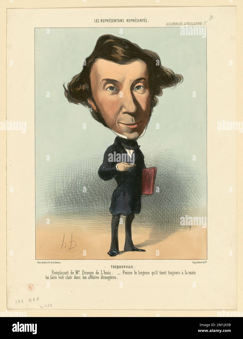 Alex. Ch. Henri de Tocqueville , Politicians, Authors, Lawyers ...