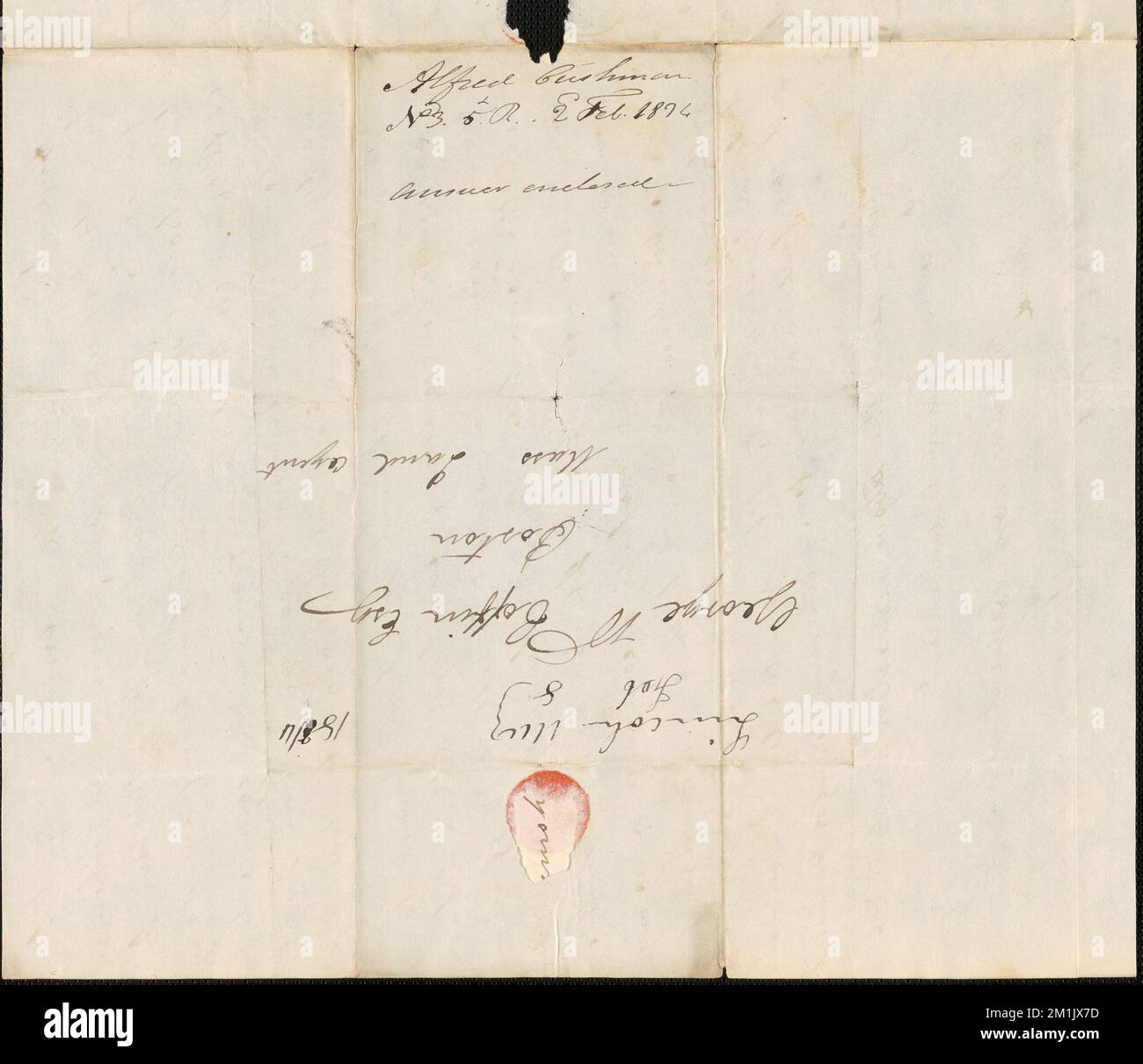 Alfred Cushman to George Coffin, 2 February 1834 , Public land sales ...