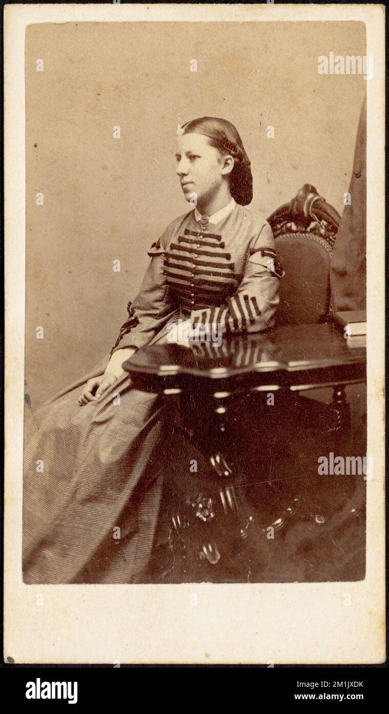Alice A. Willard , Carte de Visite Collection Stock Photo - Alamy