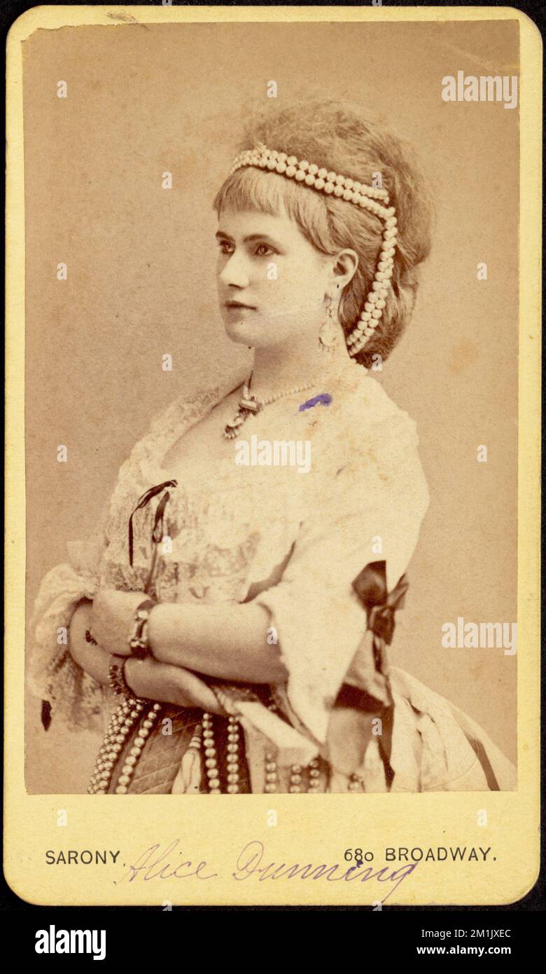 Alice Dunning , Actresses, Lingard, Alice Dunning, 1847-1897, Carte de ...