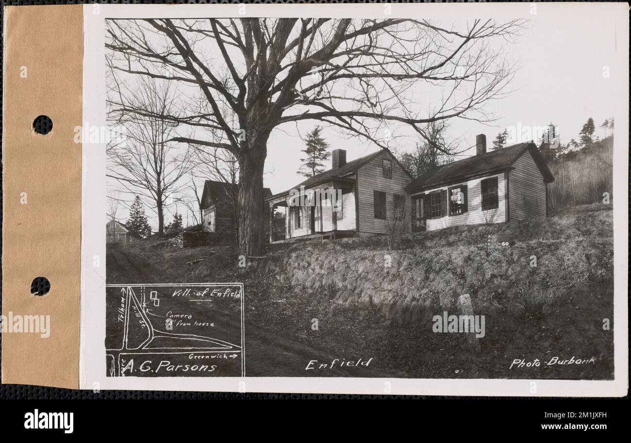 Alice G. Parsons, house (High Street), Enfield, Mass., Jan. 12, 1928 ...