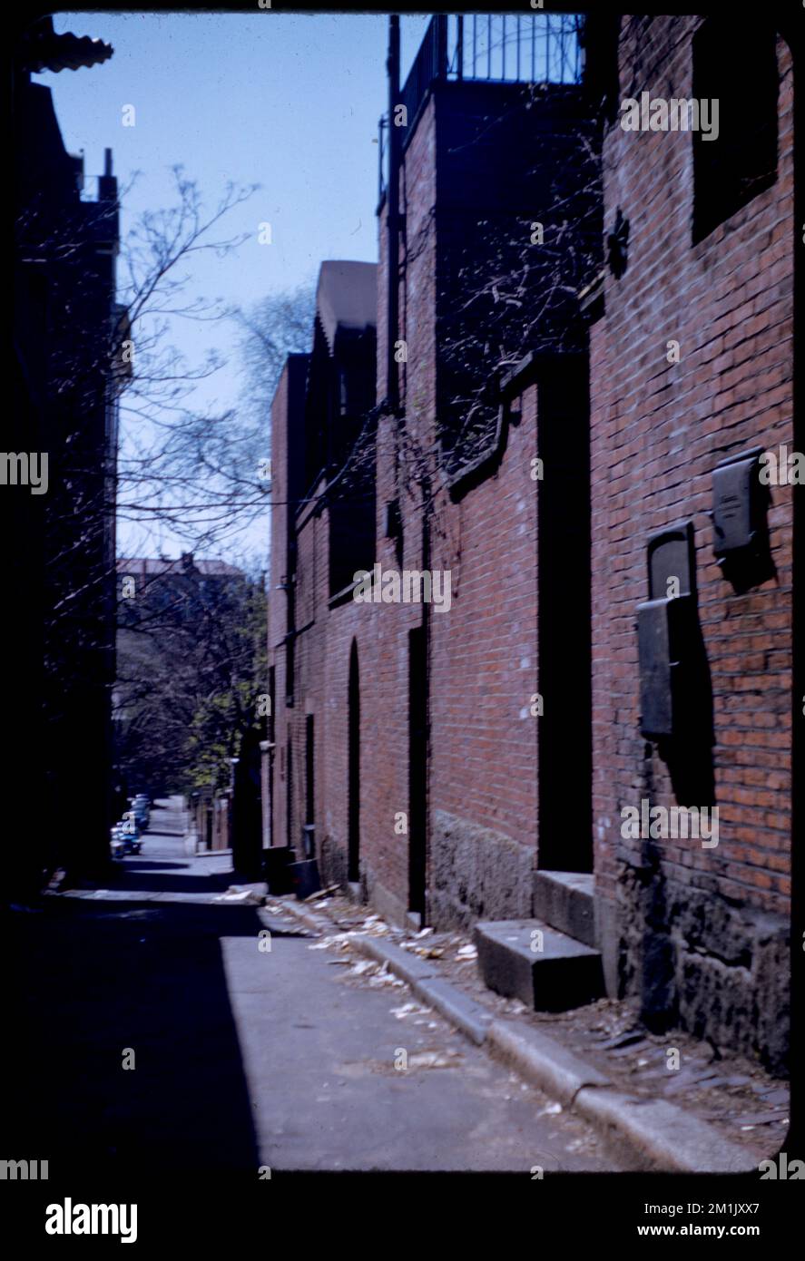 Alley, back of State House , Alleys. Edmund L. Mitchell Collection ...