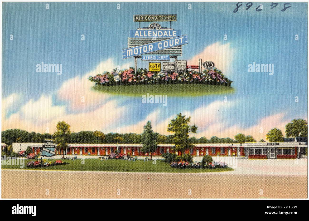 Allendale Motor Court , Motels, Tichnor Brothers Collection, postcards ...