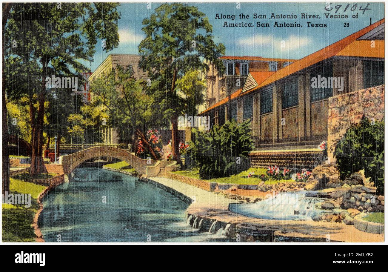 Along the San Antonio River, Venice of America, San Antonio, Texas ...