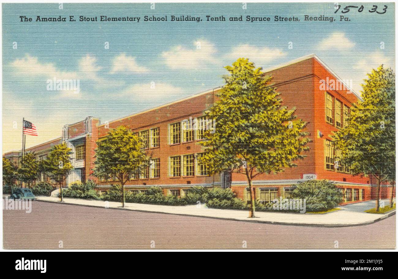 The Amanda E. Stout Elementary School building, Tenth and Spruce ...