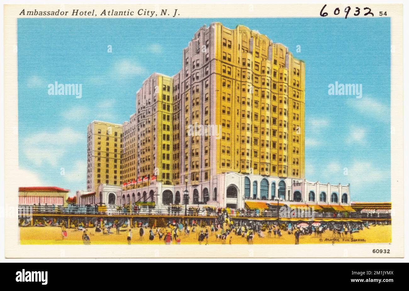 Ambassador Hotel, Atlantic City, N. J. , Hotels, Beaches, Tichnor ...
