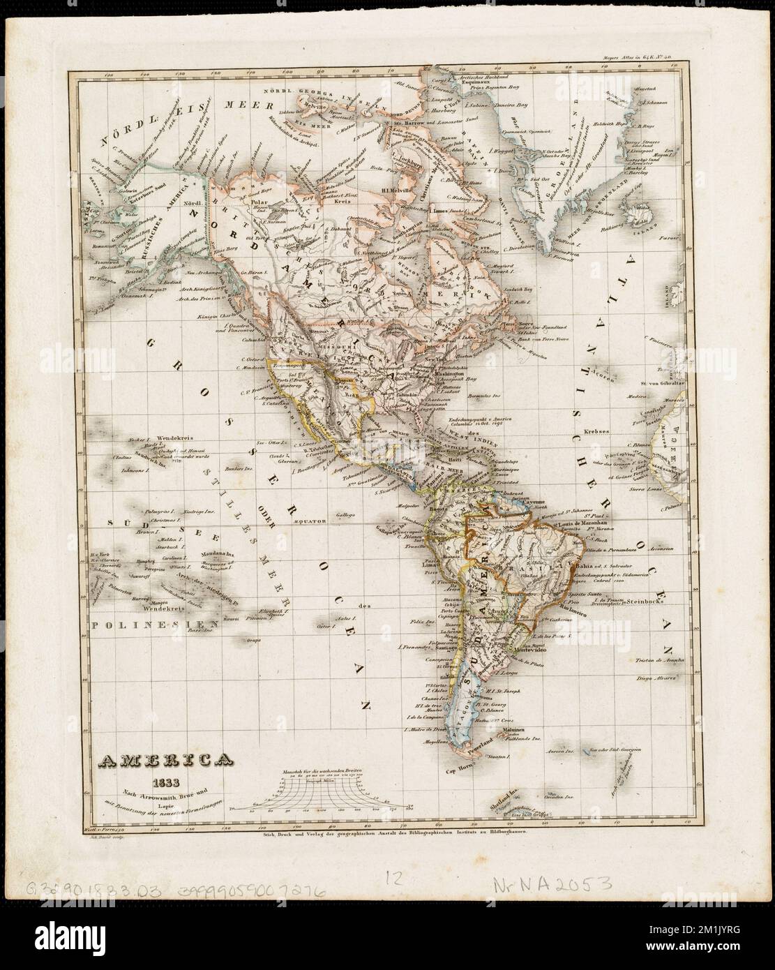 America : nach Arrowsmith, Brué und Lapie mit Benutzung der neuesten ...