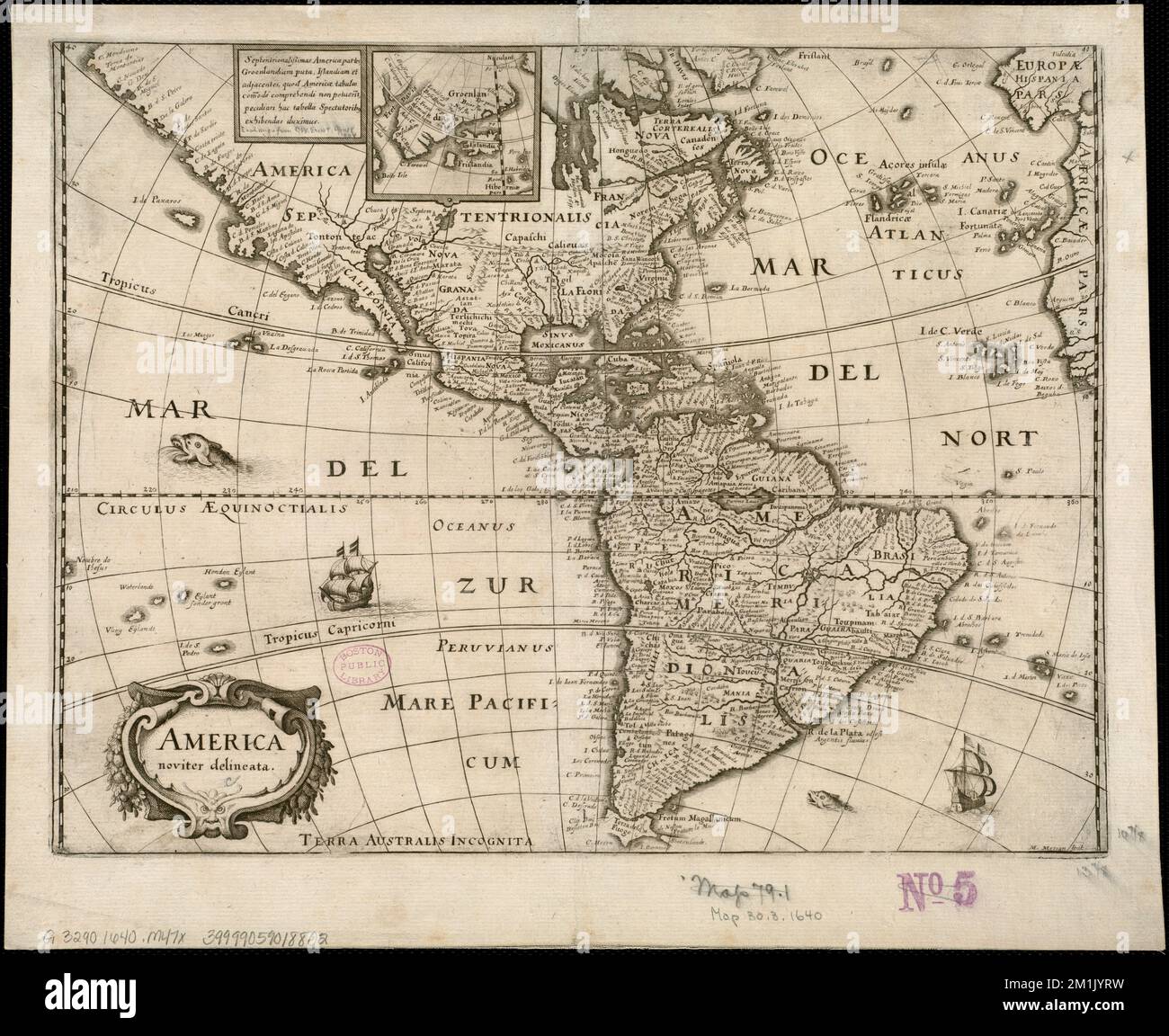 America noviter delineata , America, Maps, Early works to 1800, Western ...
