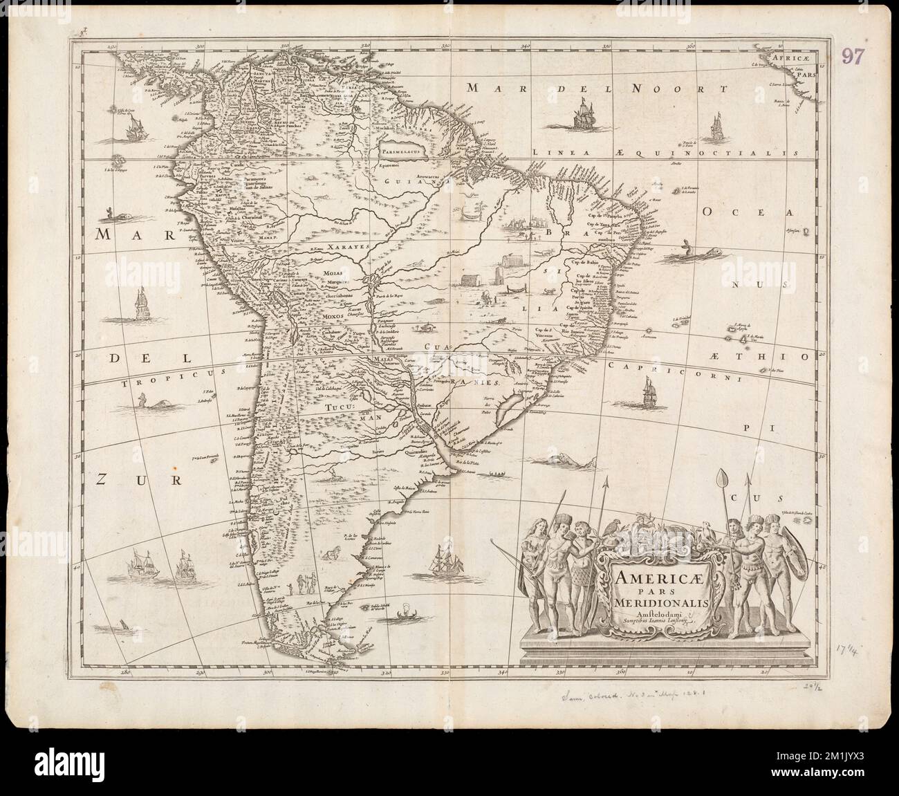 Americae pars meridionalis , South America, Maps, Early works to 1800 ...
