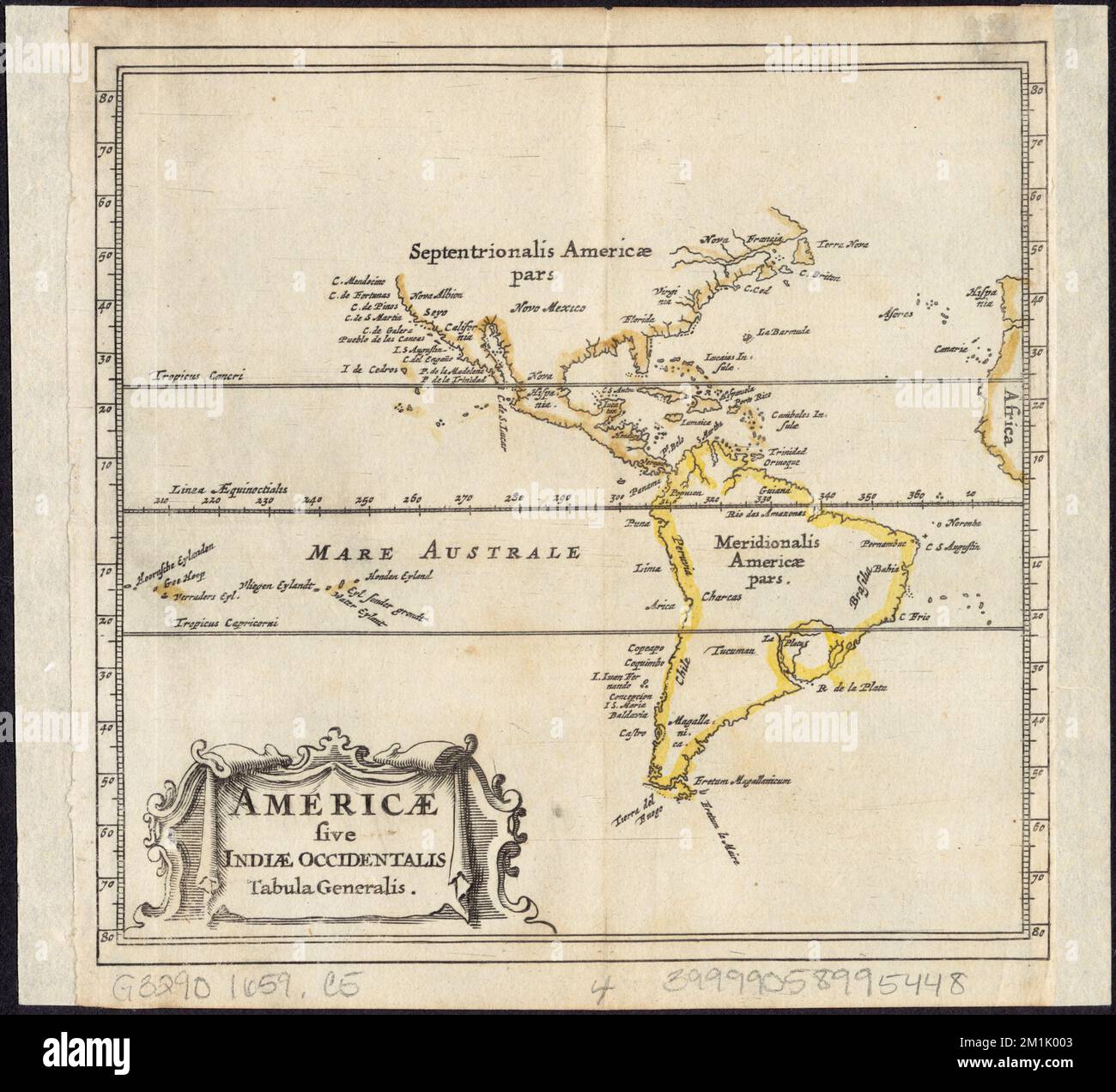Map of atlantic 1700s hi-res stock photography and images - Alamy