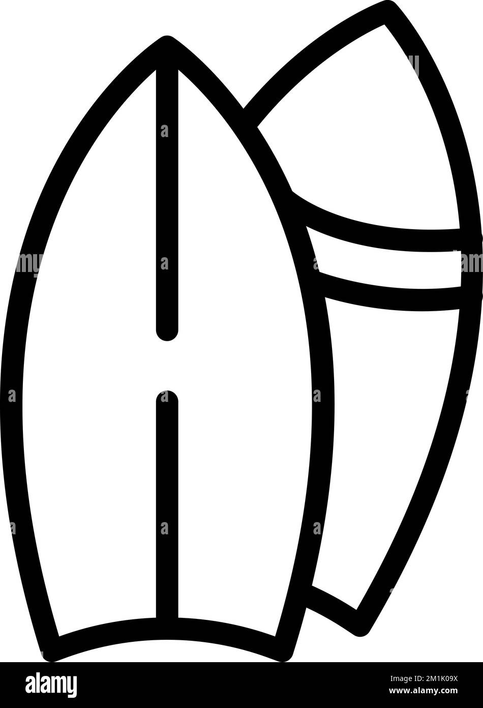 Surfing board icon outline vector. Wind kite. Sport surfer Stock Vector ...