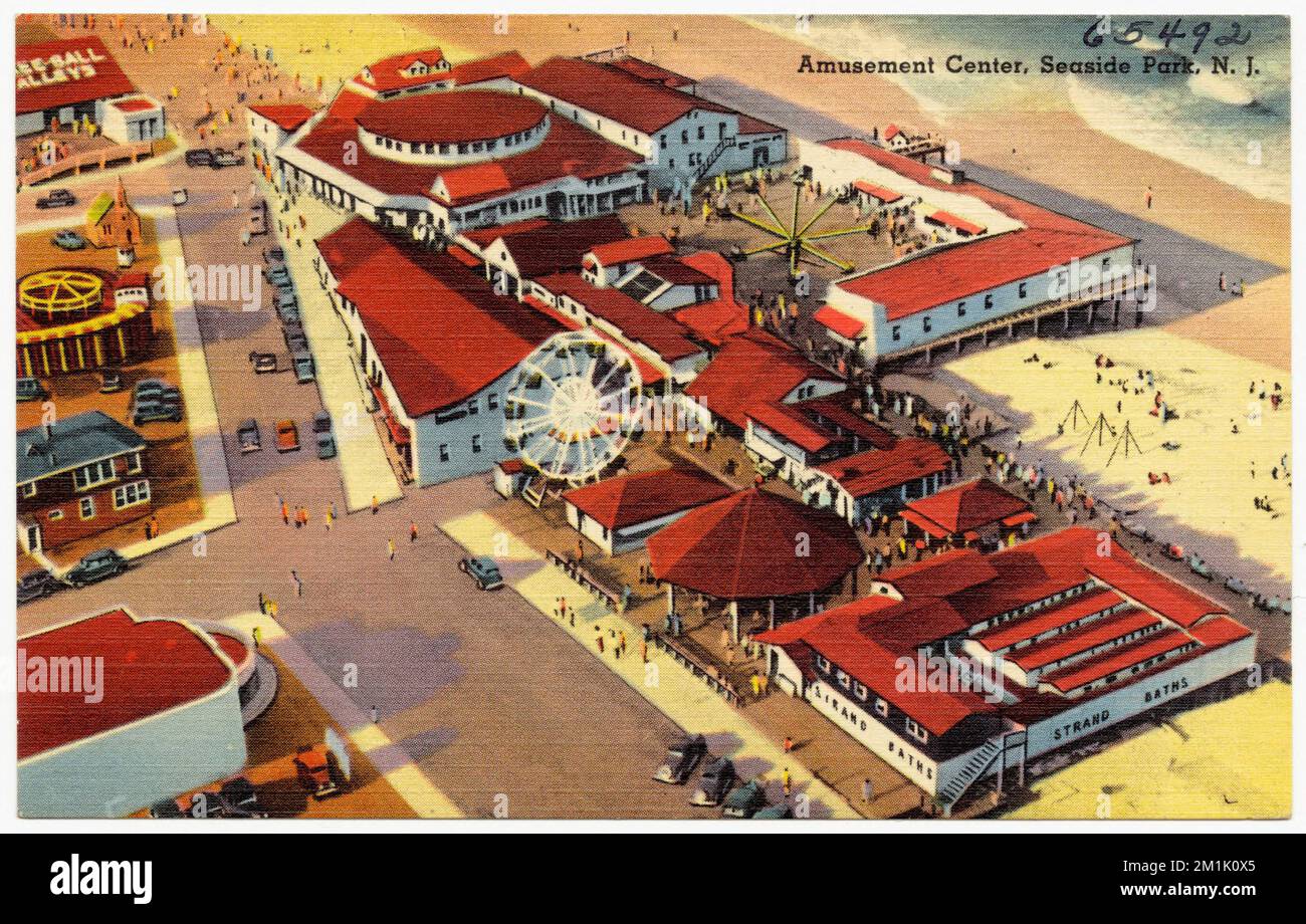 Amusement center, Seaside Park, N. J. , Amusement parks, Beaches ...