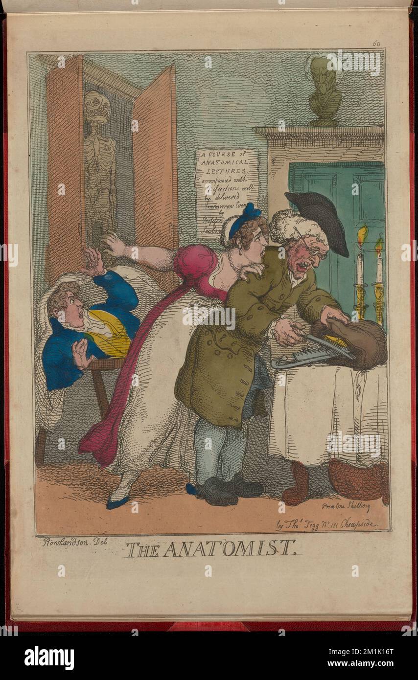 The anatomist , Physicians, Surprise. Thomas Rowlandson (1756-1827 ...