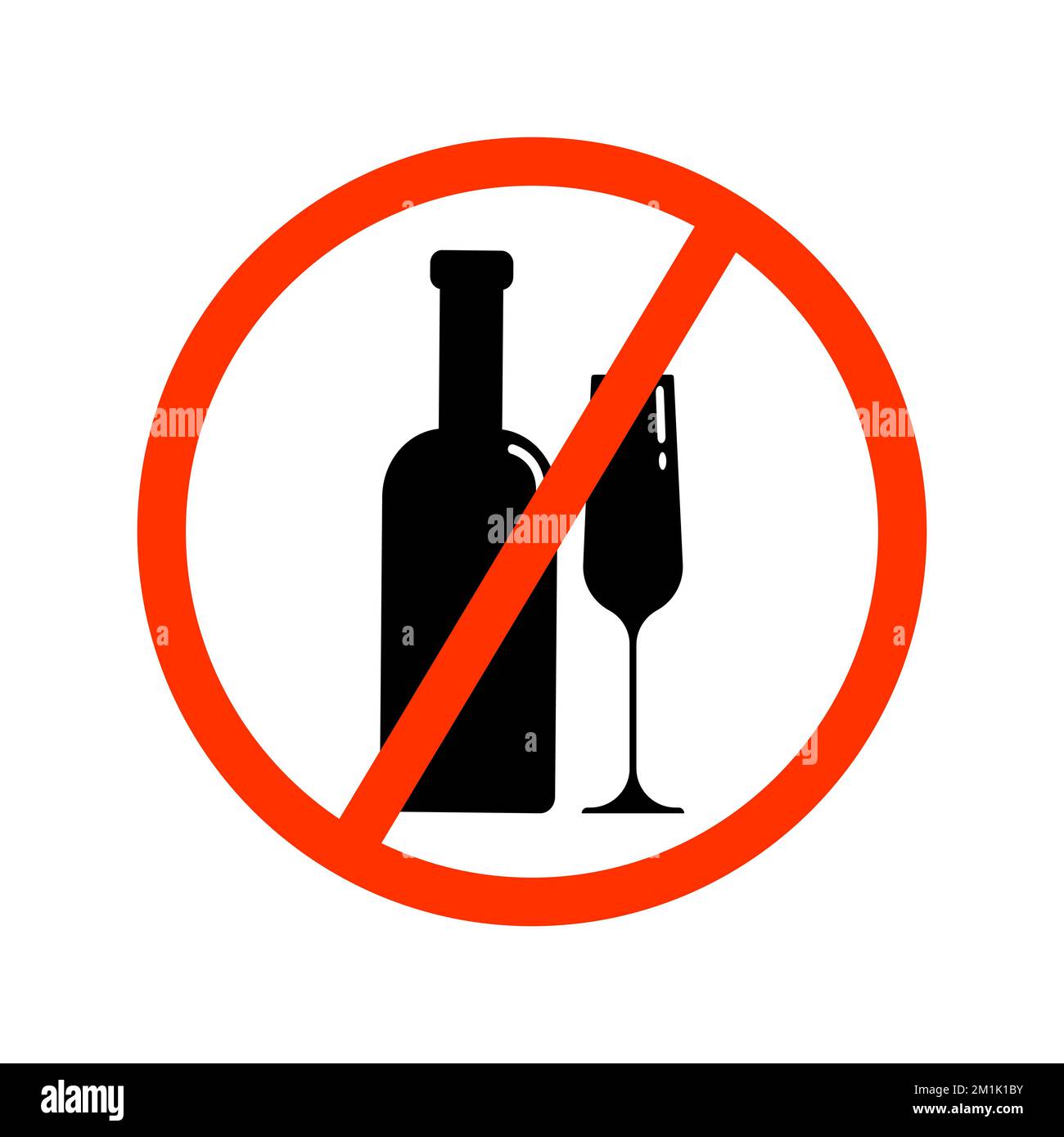 Ban on glass Cut Out Stock Images & Pictures - Alamy