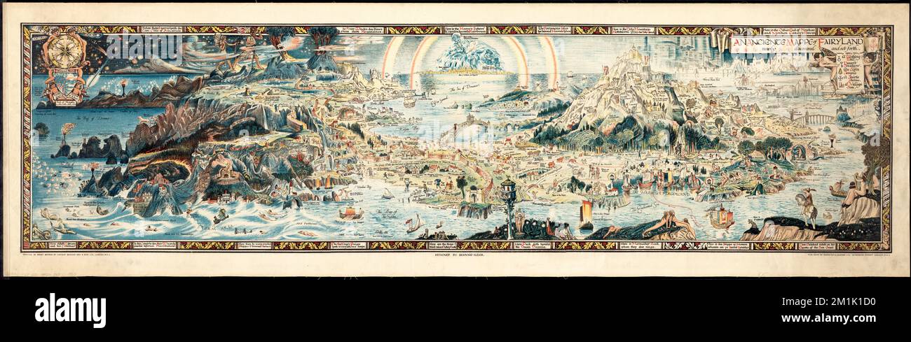 Map of fairyland hi-res stock photography and images - Alamy