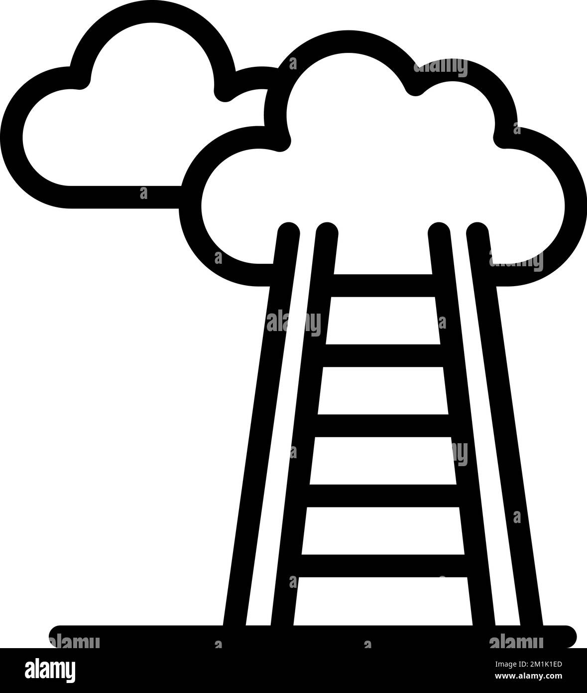 Seminar ladder icon outline vector. Training course. Online school ...