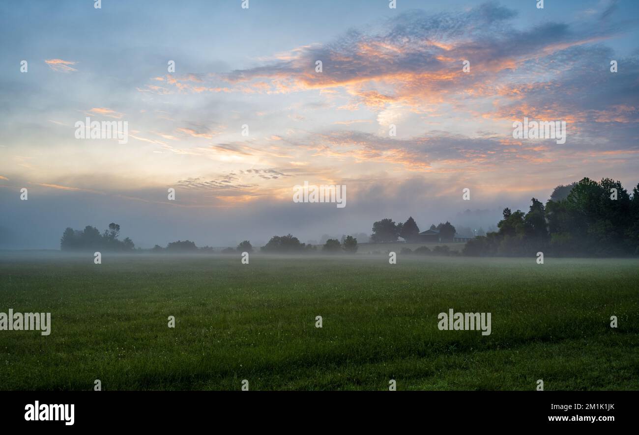A beautiful rural view in Landrum in South Carolina Stock Photo - Alamy