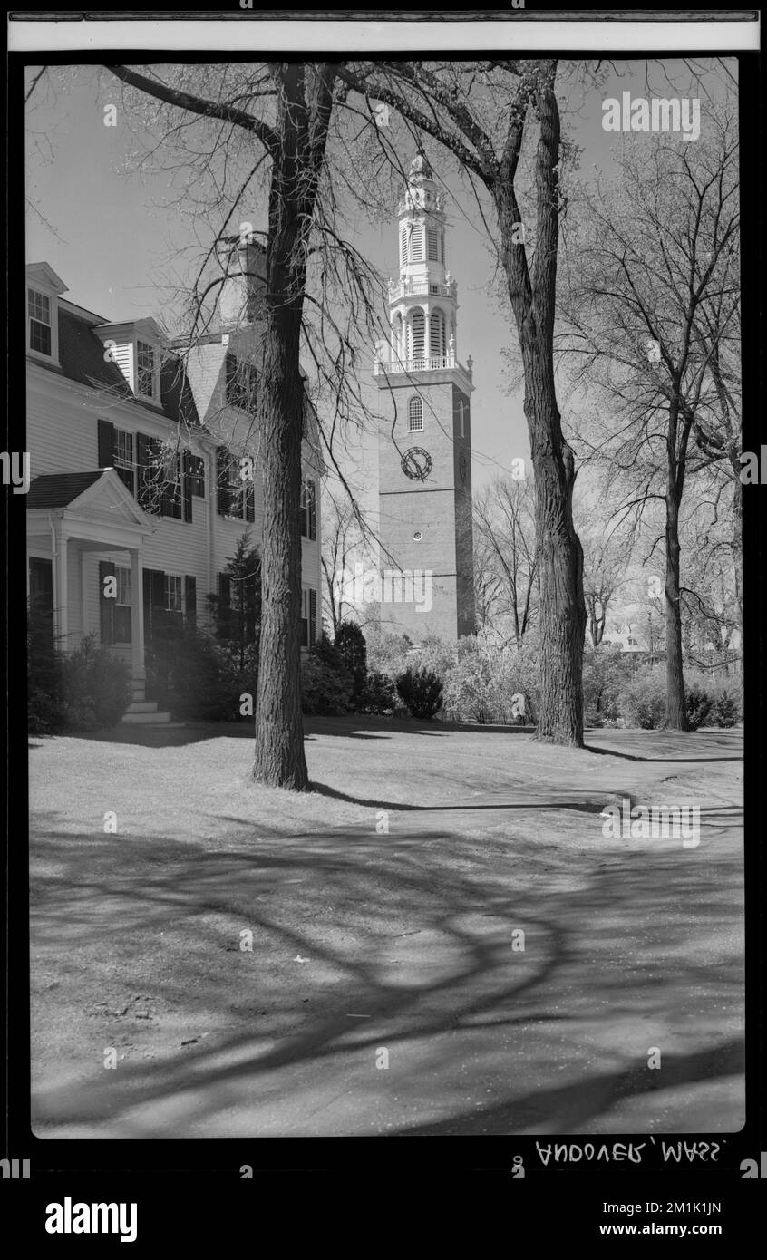 Andover and Phillips Academy, Andover, Mass. , Architecture, Towers ...
