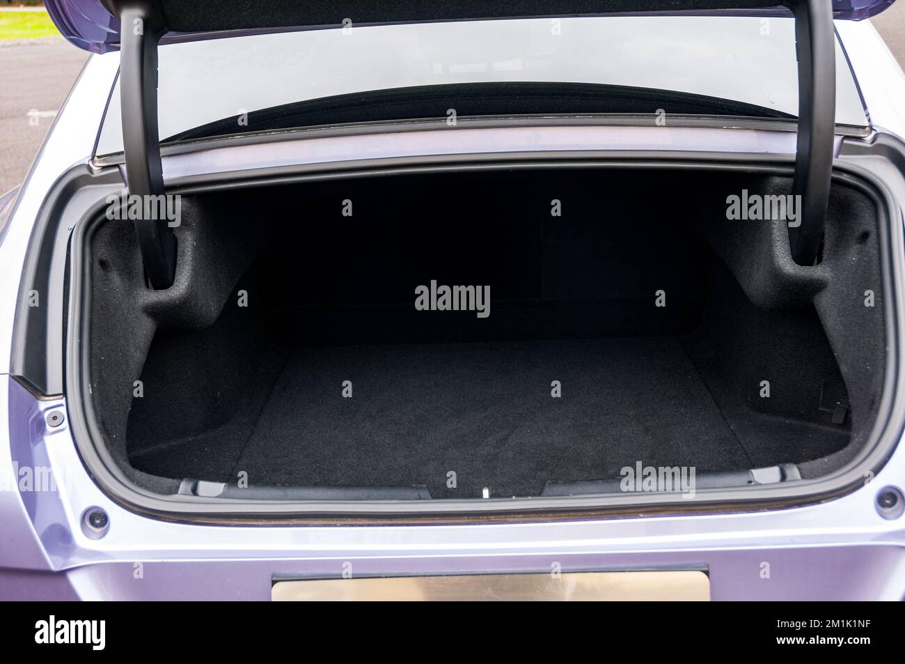 Shanghai, China – 12072022: The trunk (boot) of the Ora Lightning Cat ...