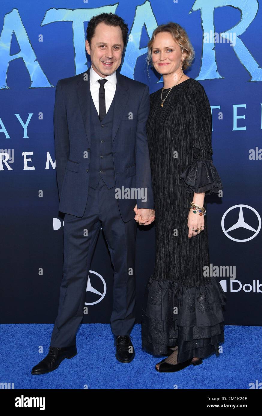 Hollywood, CA on December 12, 2022. Giovanni Ribisi and Emily Ward ...