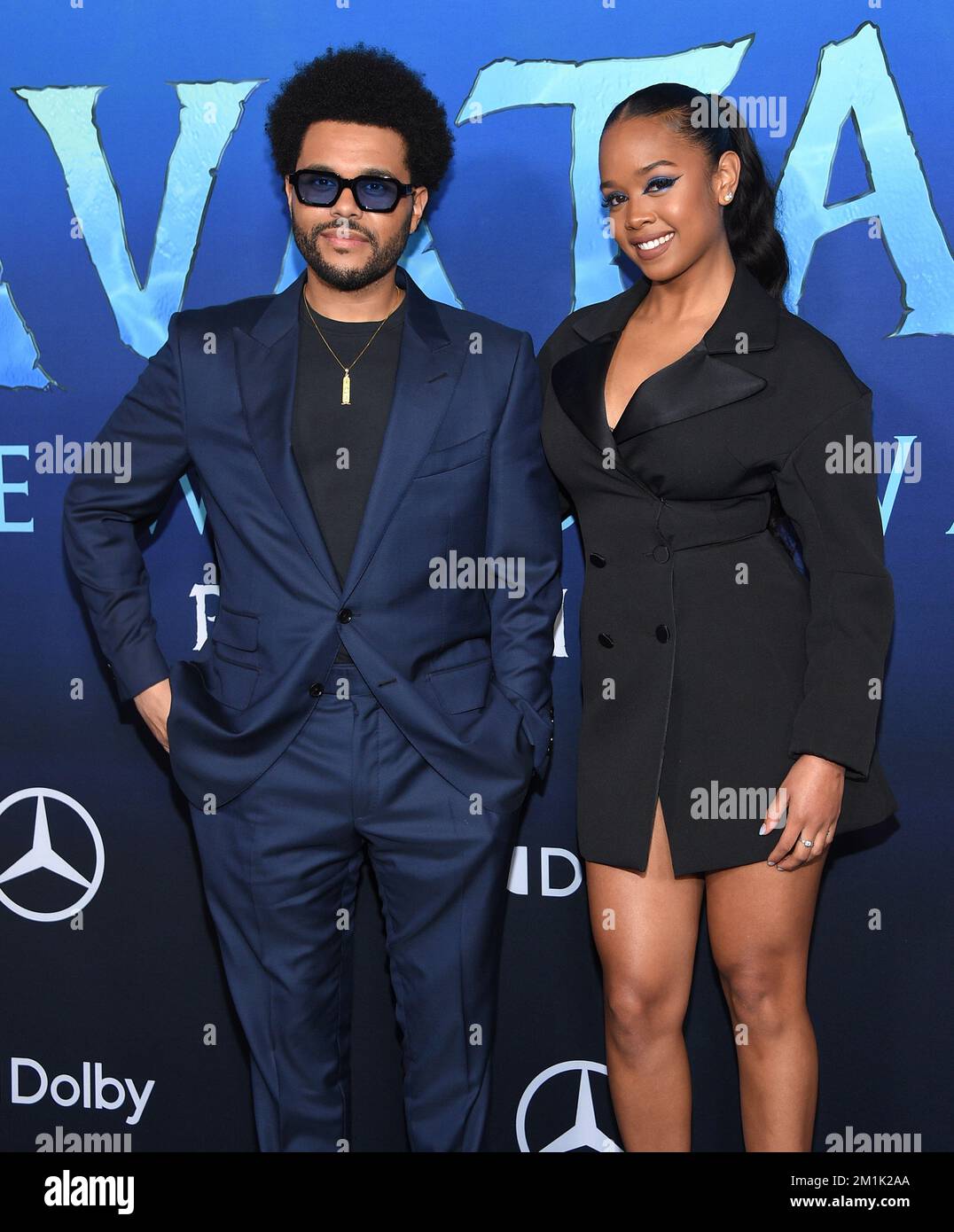Hollywood, CA on December 12, 2022. The Weeknd and H.E.R. aka Gabriella ...