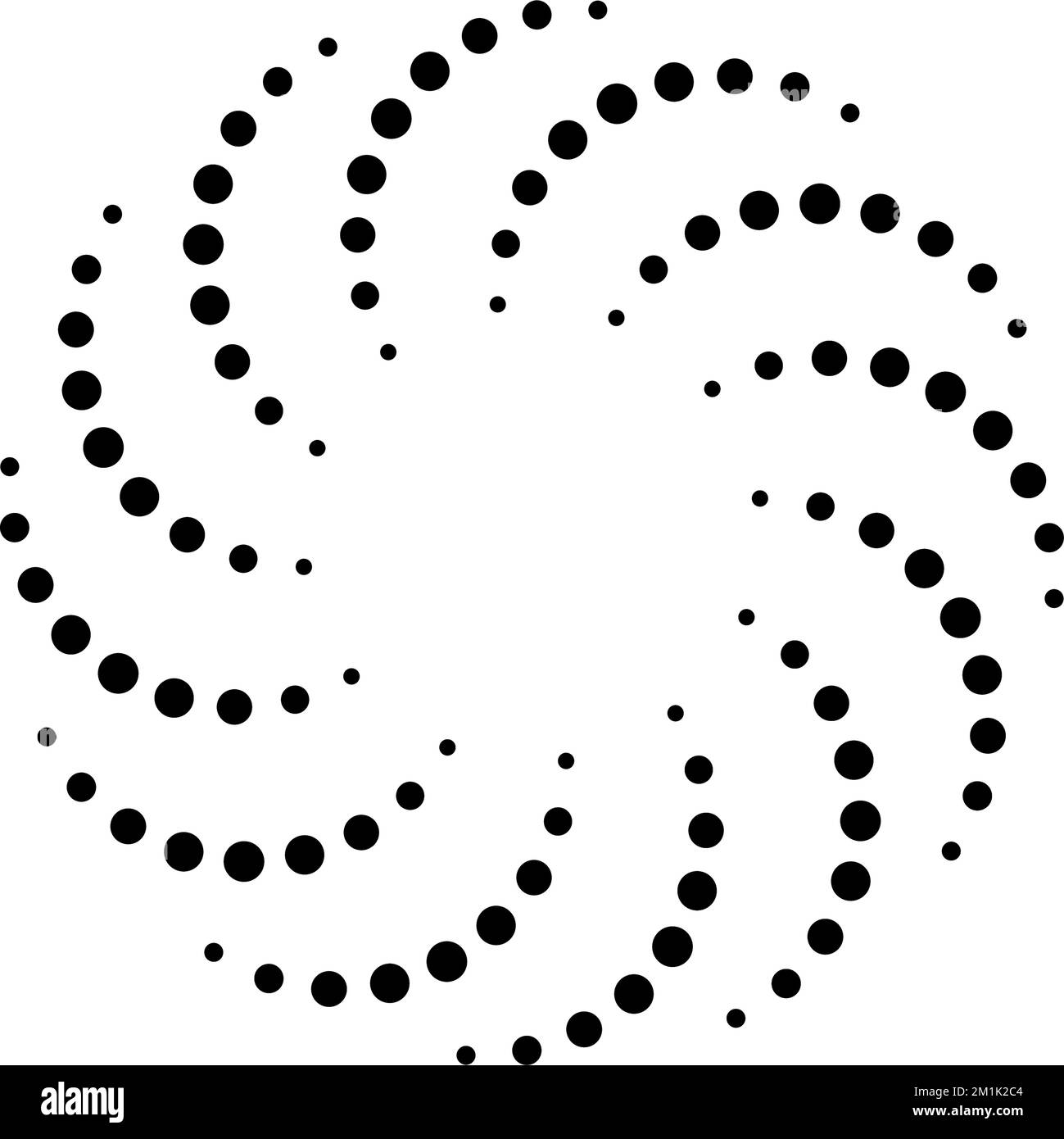 Dot radial circle lines. Circular radiating speed geometric lines. Sun ...