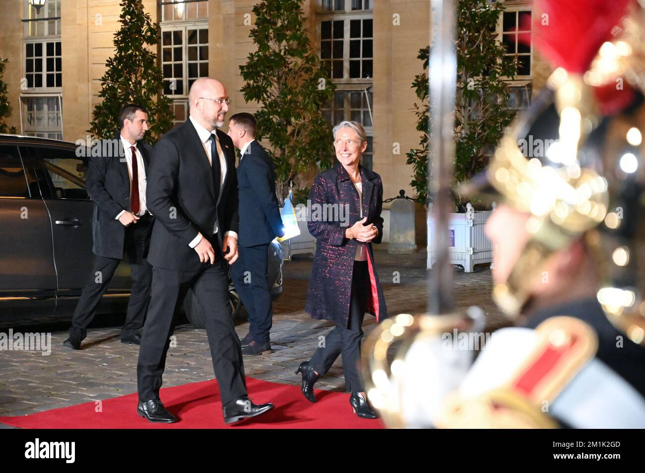 Paris, France. December 12, 2022, Denys Chmyhal, Prime Minister of ...