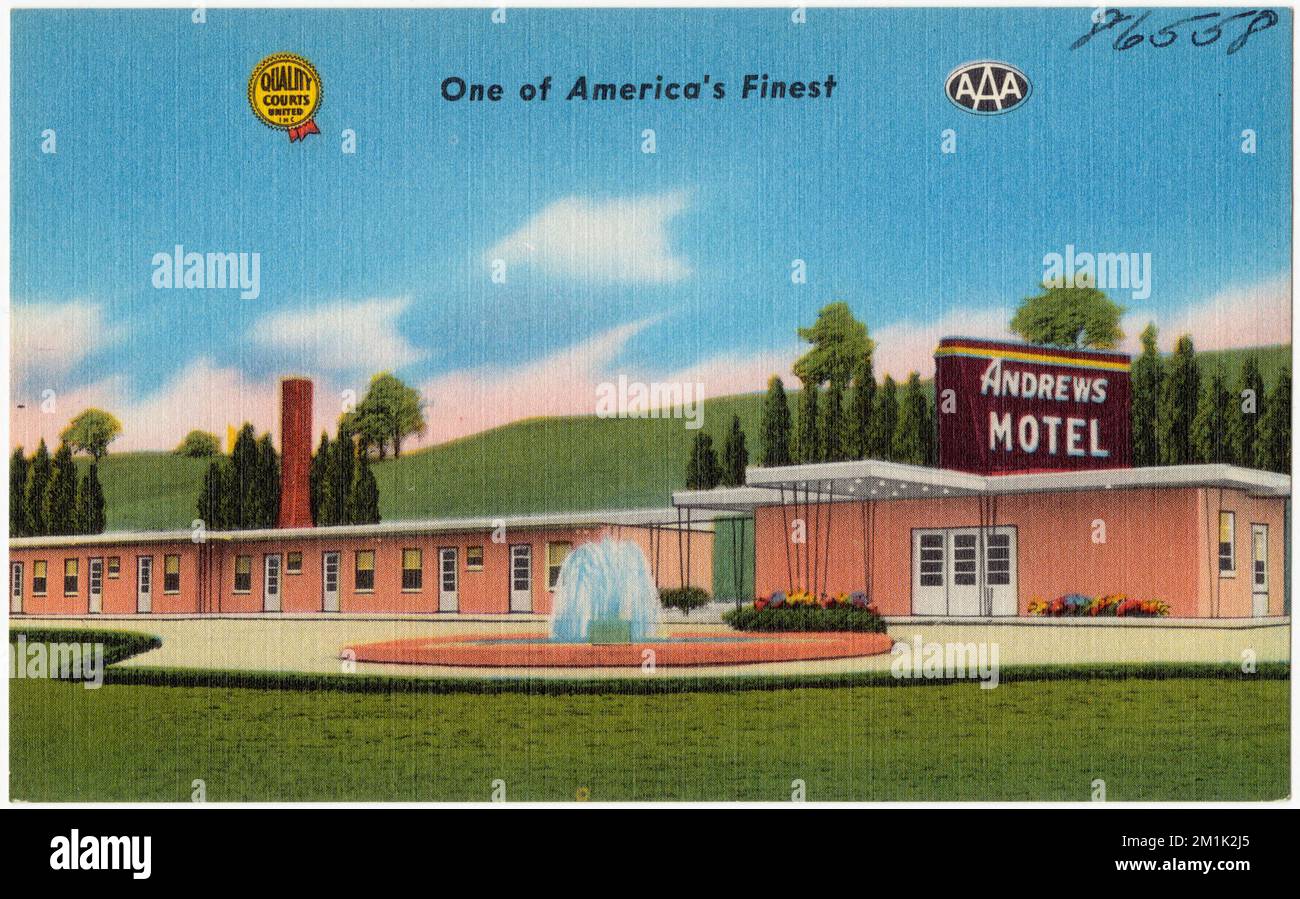 Andrews Motel, one of America's finest, best coffee shop and restaurant ...