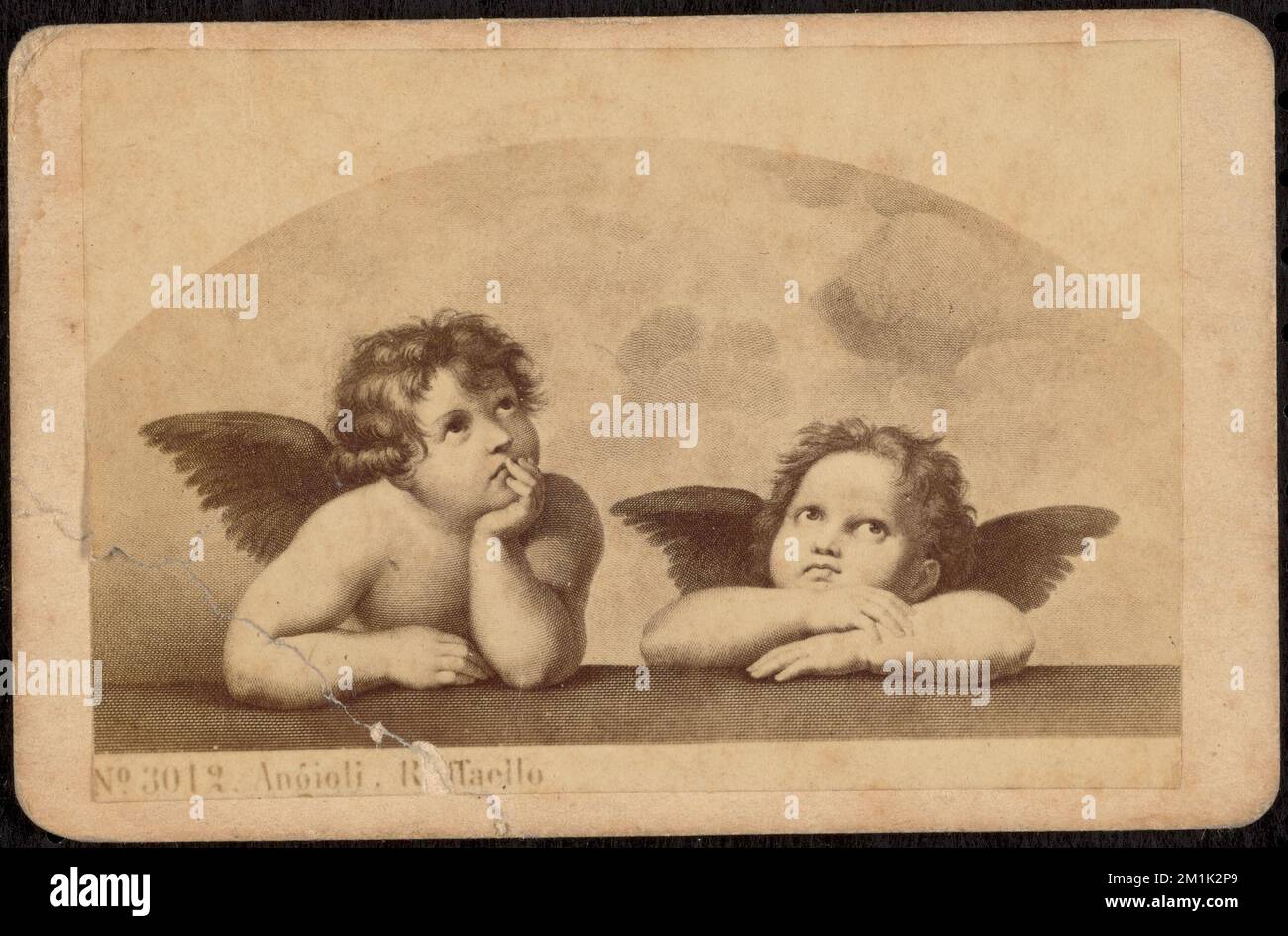 Angioli, Raffaello , Putti, Carte de Visite Collection Stock Photo - Alamy