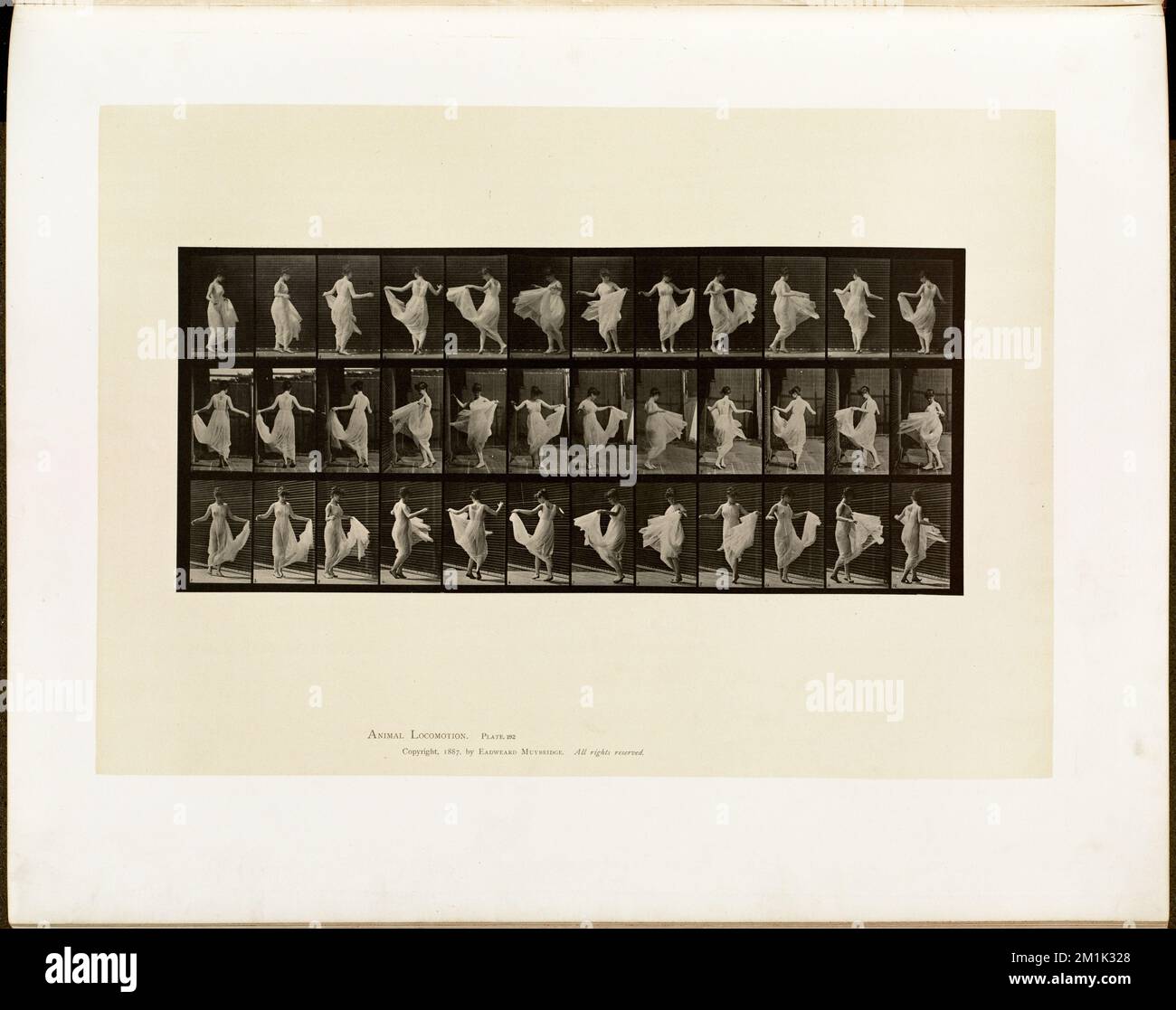 Animal locomotion. Plate 192 , Women, Dance, Human locomotion, an ...