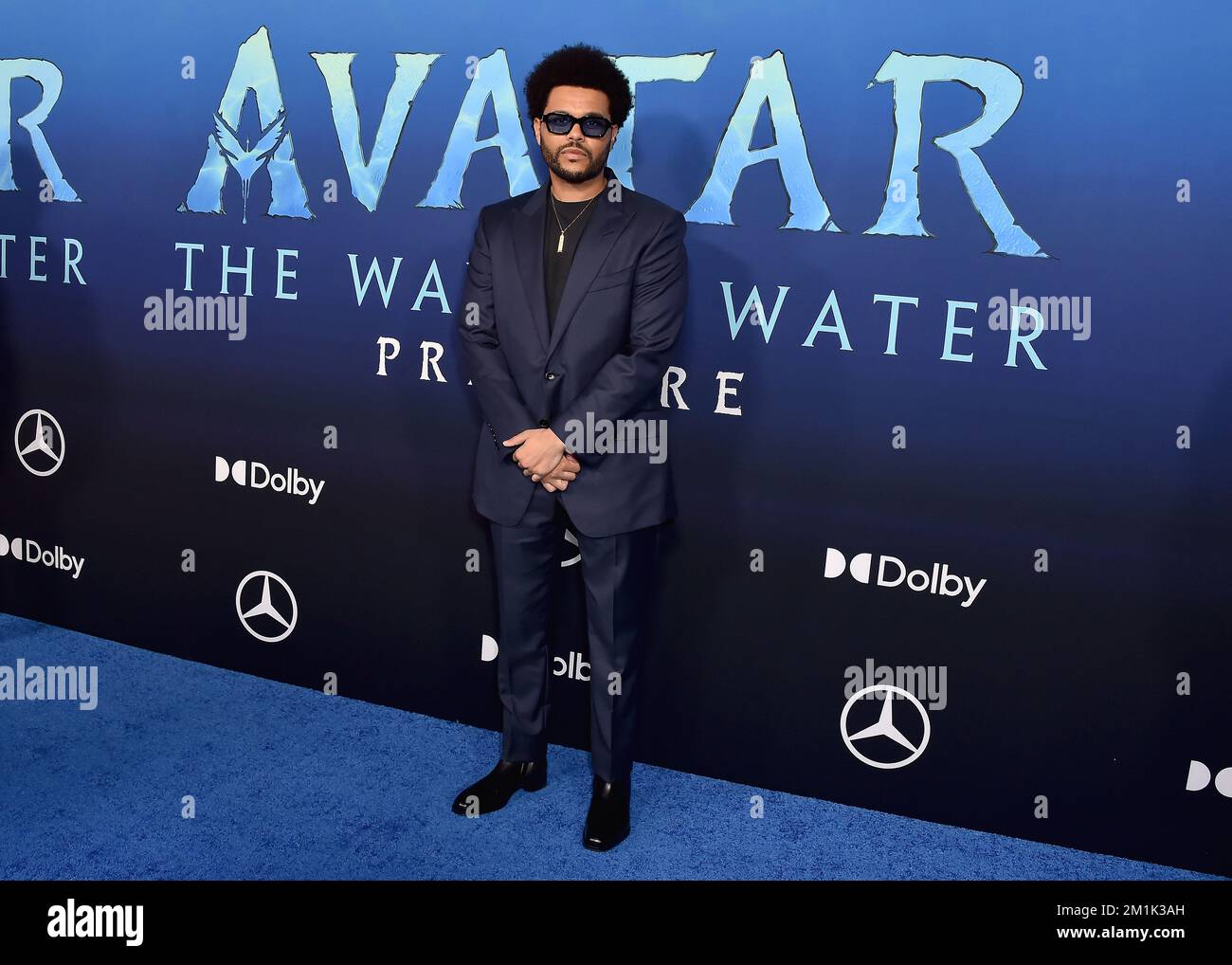 Los Angeles, CA on December 12, 2022. The Weeknd walking the red carpet ...