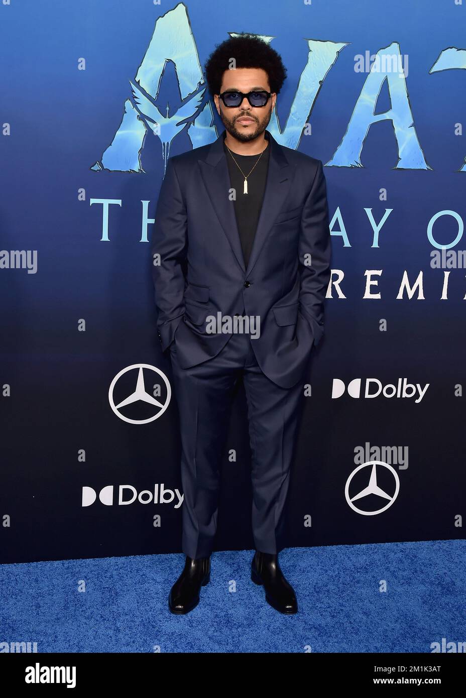 Los Angeles, CA on December 12, 2022. The Weeknd walking the red carpet ...