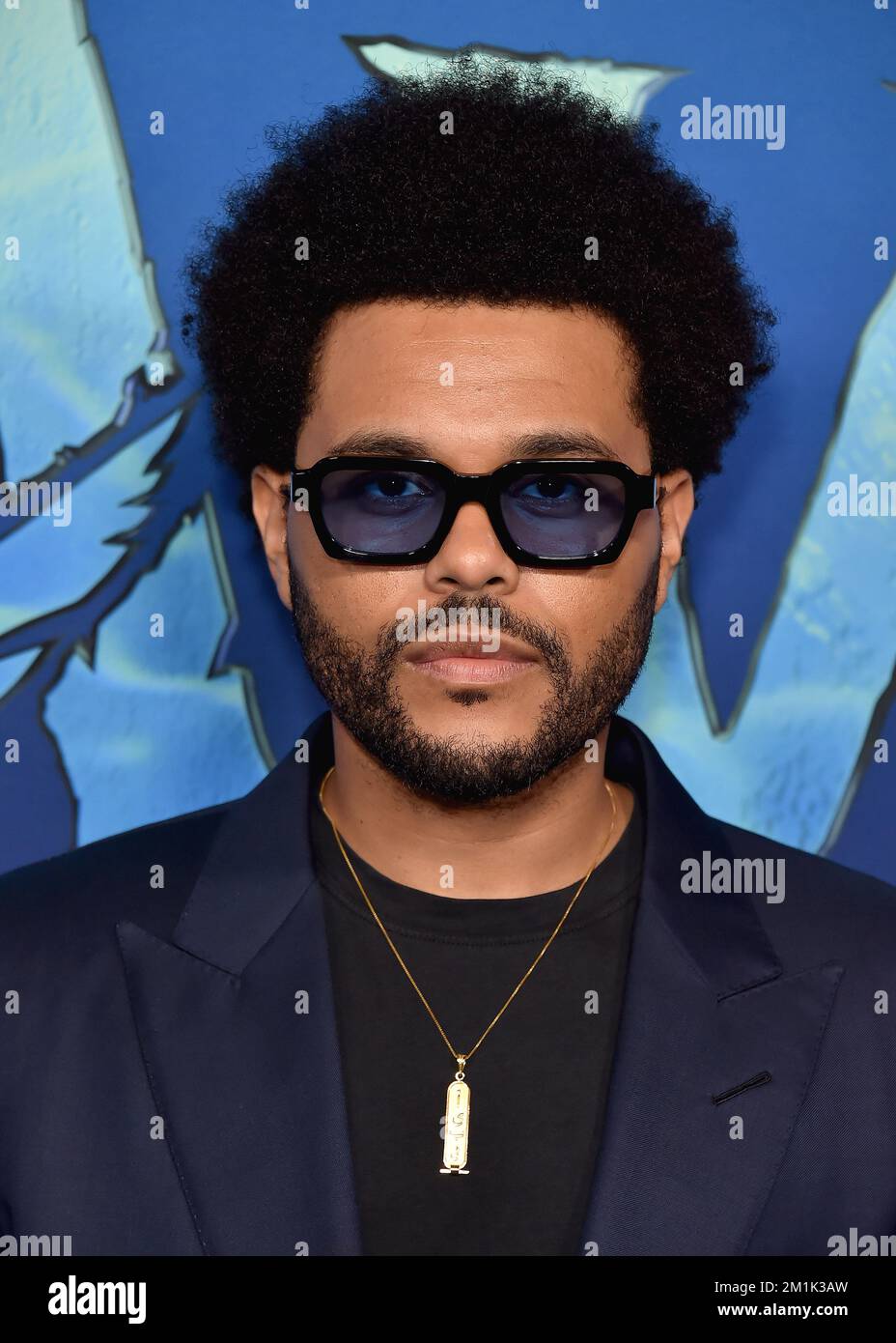 Los Angeles, CA on December 12, 2022. The Weeknd walking the red carpet ...