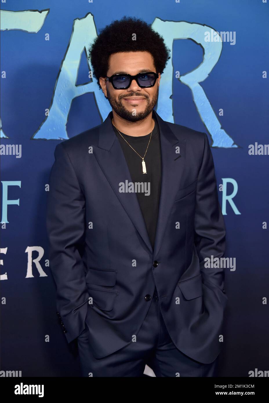 Los Angeles, CA on December 12, 2022. The Weeknd walking the red carpet ...