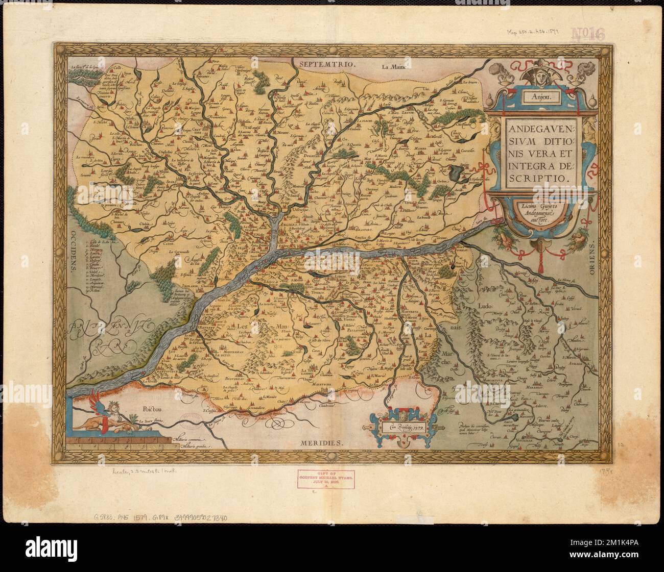 Anjou : Andegavensium ditionis vera et integra descriptio , Anjou ...