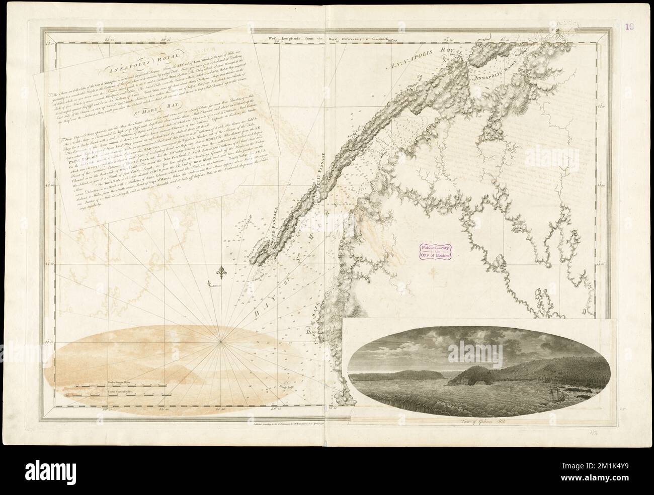 Annapolis Royal ... : St. Mary's Bay , Nautical charts, Nova Scotia ...