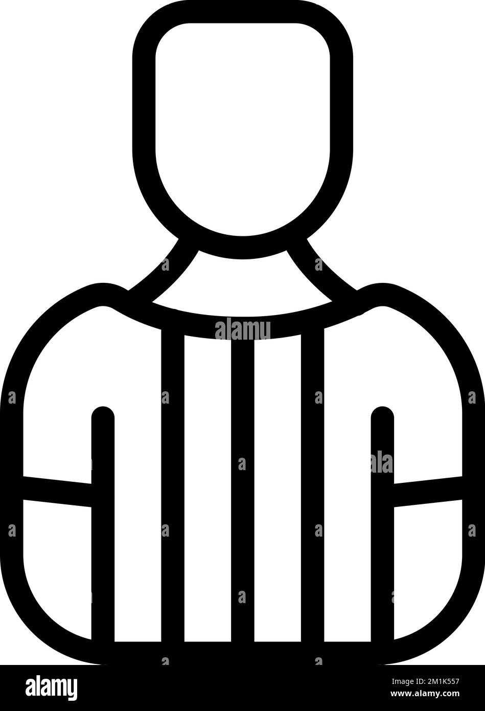 Referee icon outline vector. Action team. School football Stock Vector ...