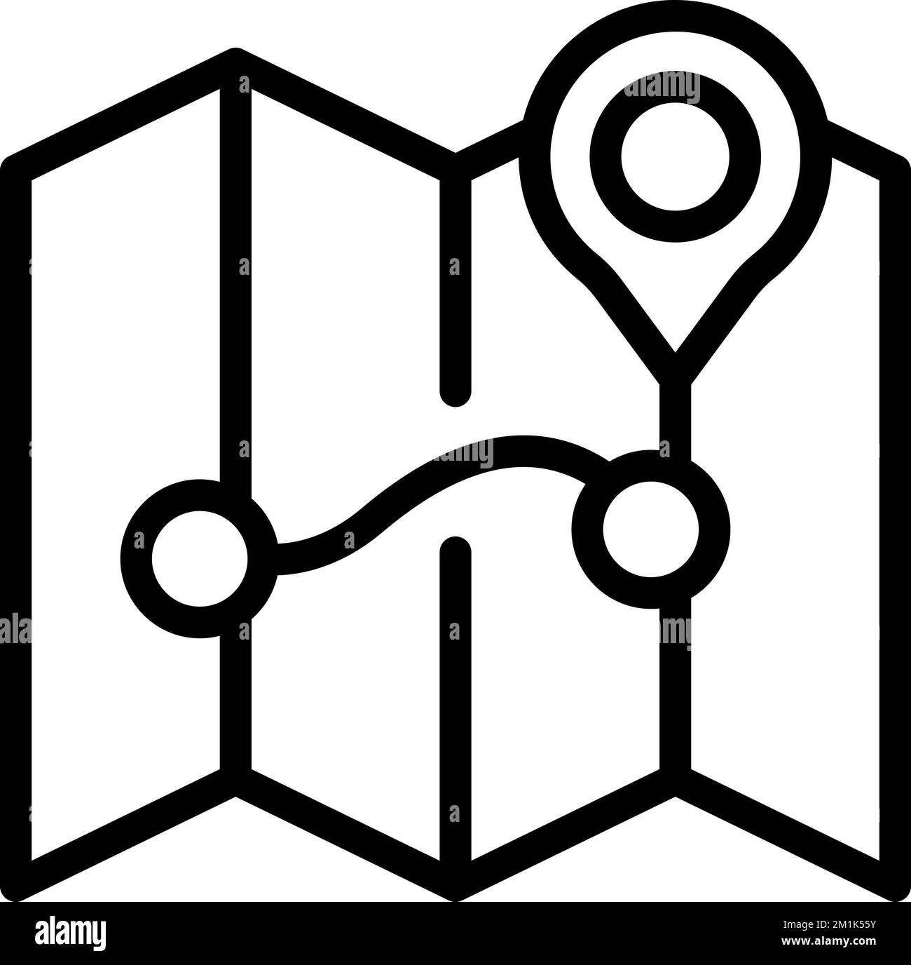 Location map of camp icon outline vector. Soccer sport. Sport play ...