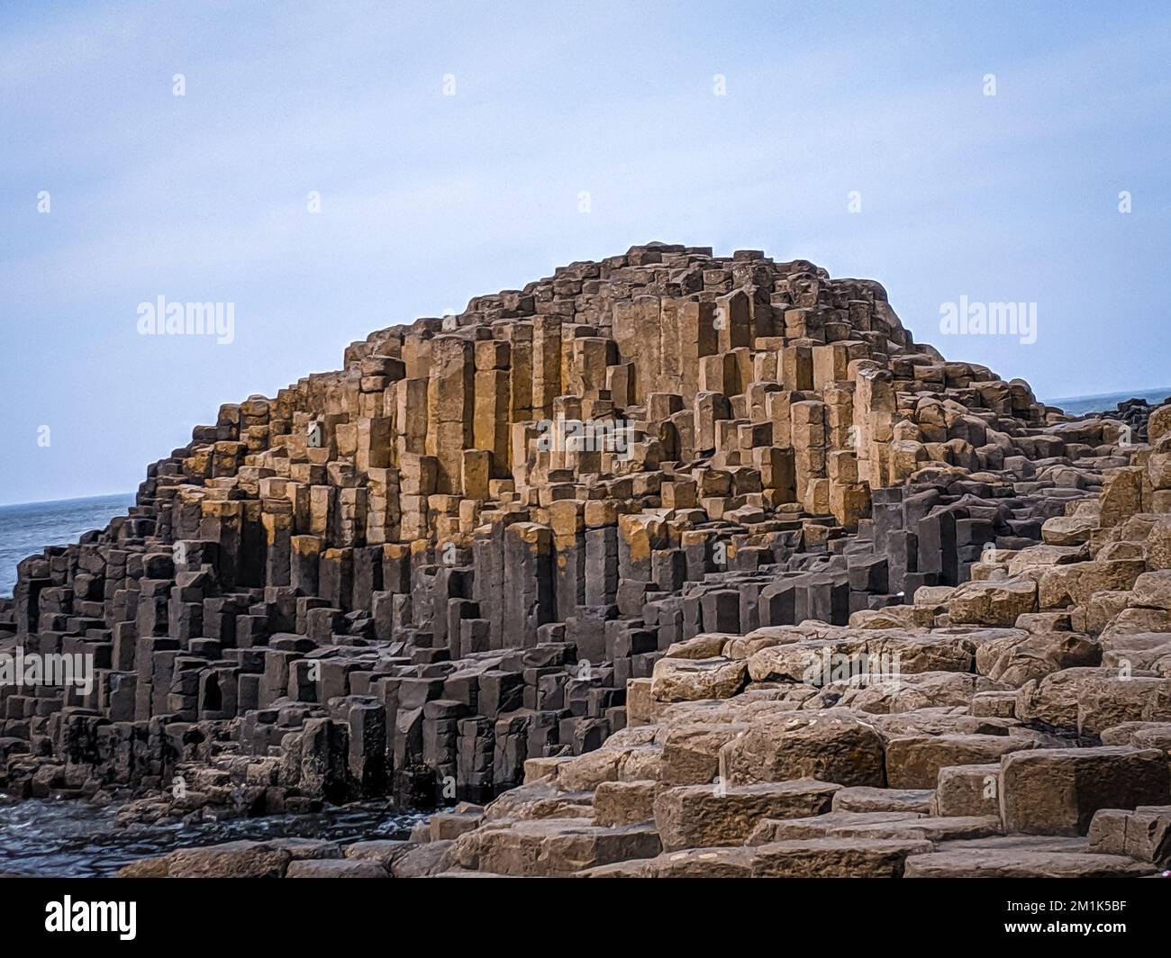 Giant's causeway aerial hi-res stock photography and images - Alamy