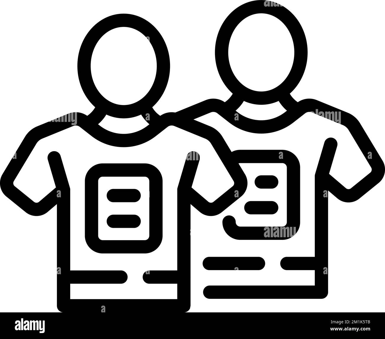 Football players icon outline vector. Action team. Sport camp Stock ...