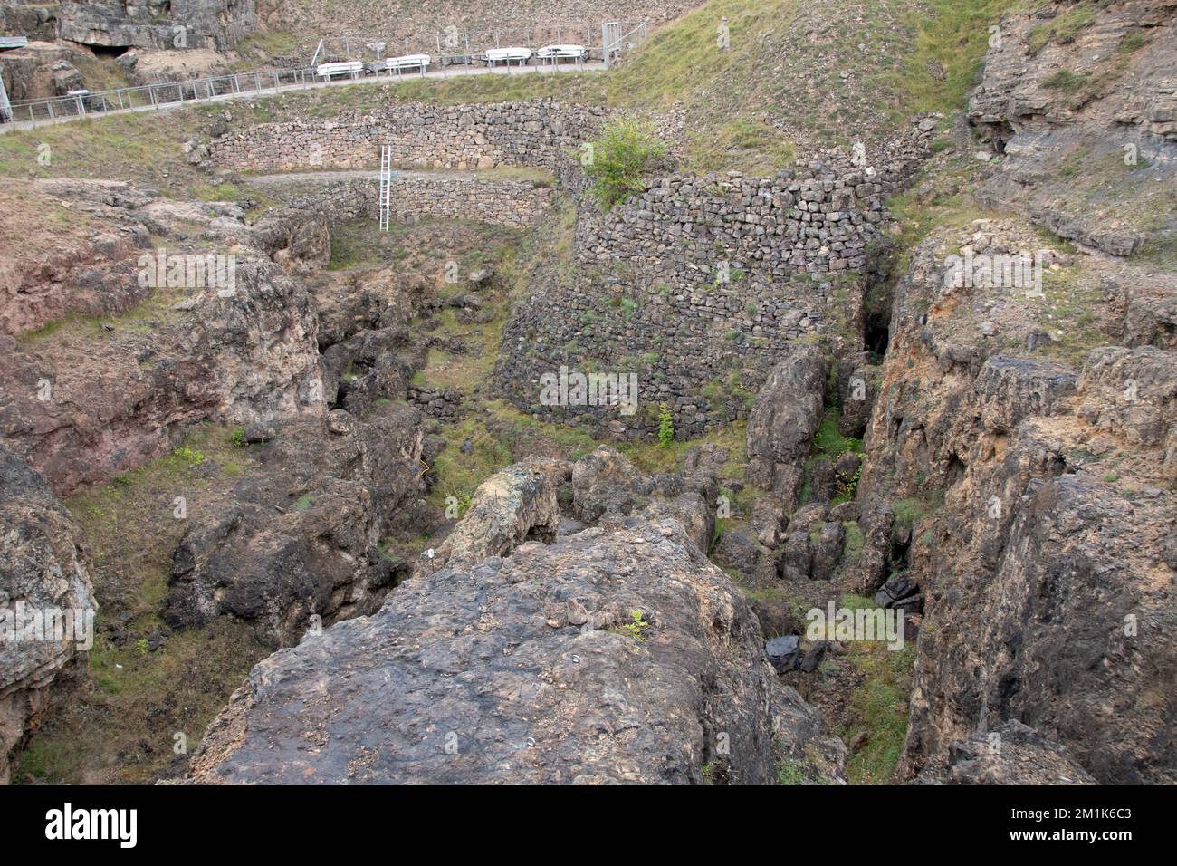 Great Orme Mines, prehistoric copper mines Stock Photo - Alamy