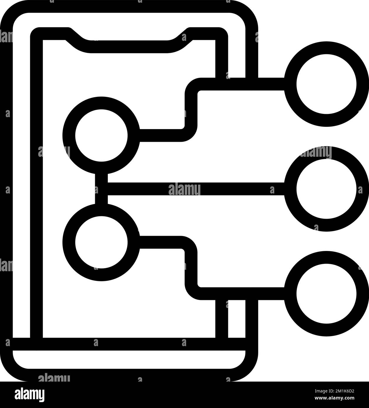 Digital phone icon outline vector. Online play. Pc console Stock Vector ...