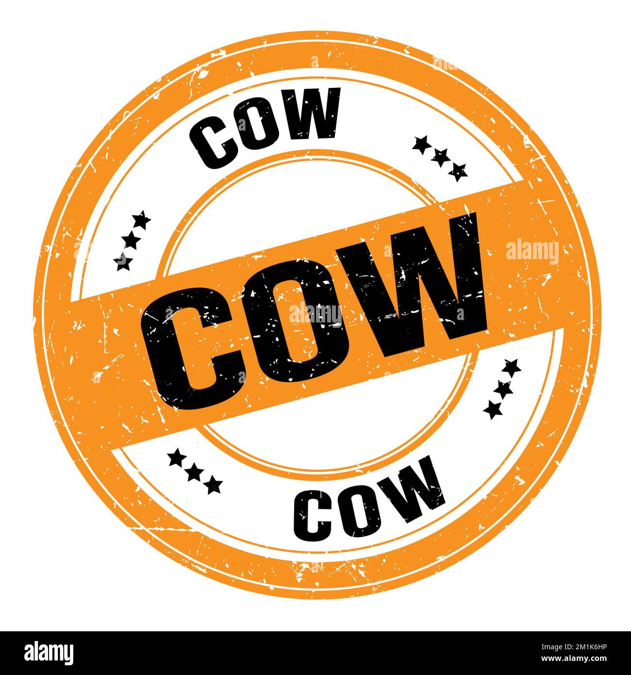 Orange cow Cut Out Stock Images & Pictures - Alamy