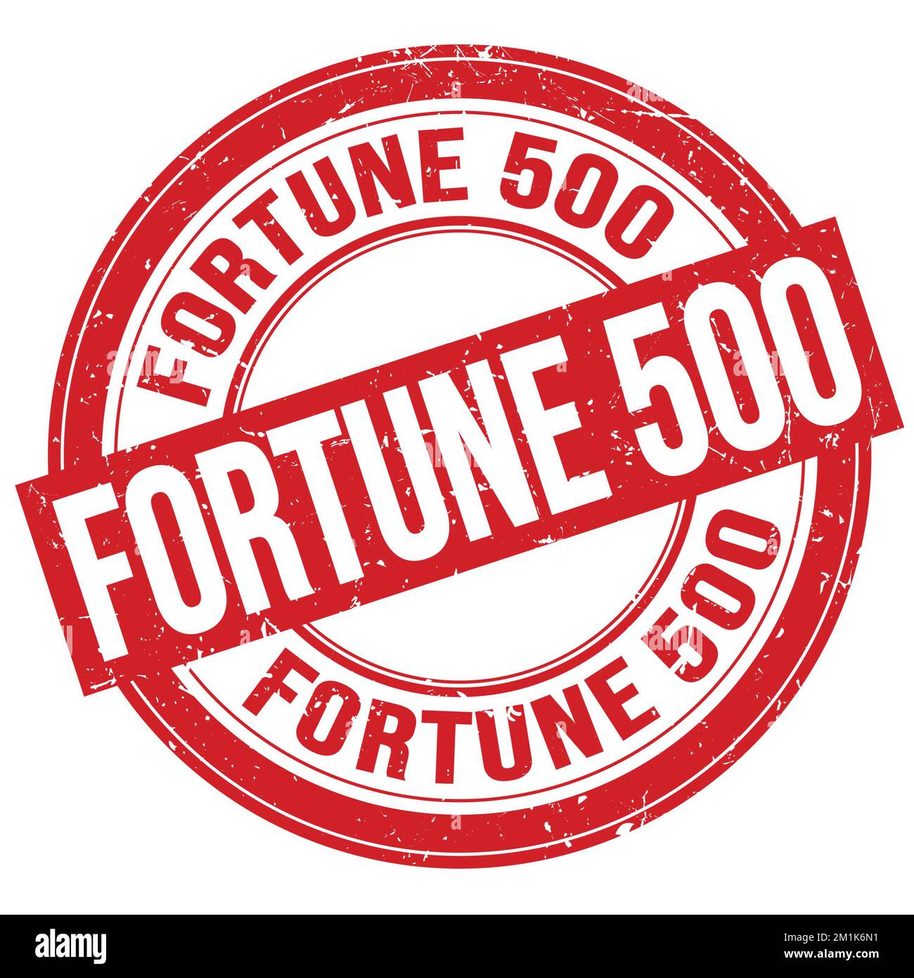 FORTUNE 500 text written on red round grungy stamp sign Stock Photo - Alamy