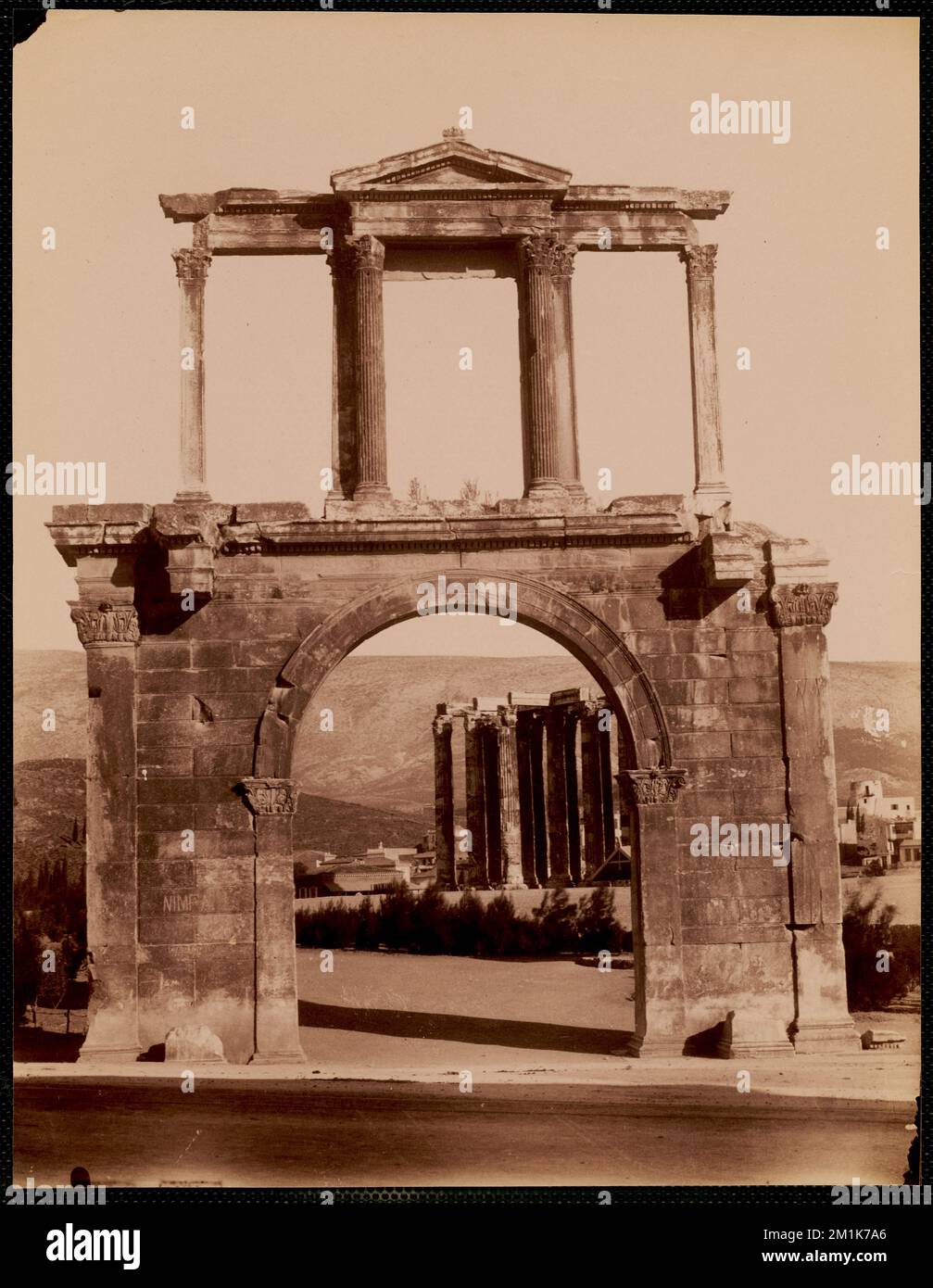 Arch of Hadrian , Greek temples, Archaeological sites, Arches, Gates ...