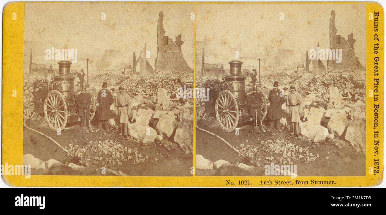 The great boston fire of 1872 hi-res stock photography and images - Alamy
