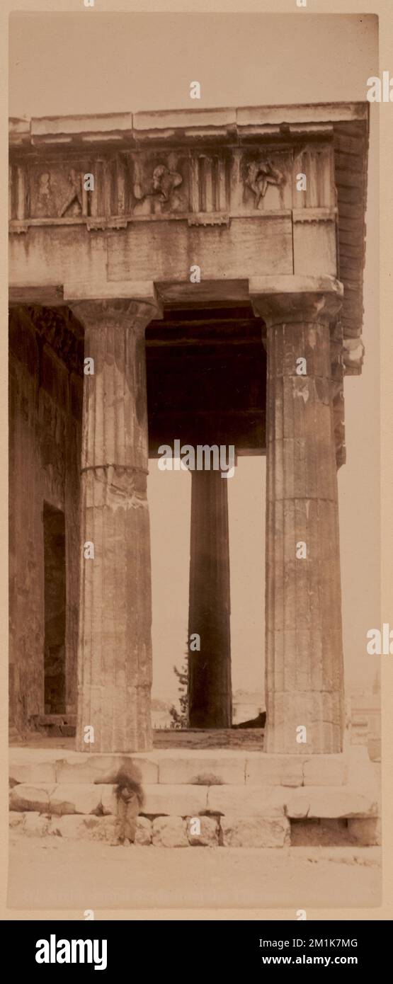 Architectural study from the Theseum , Greek temples, Archaeological ...