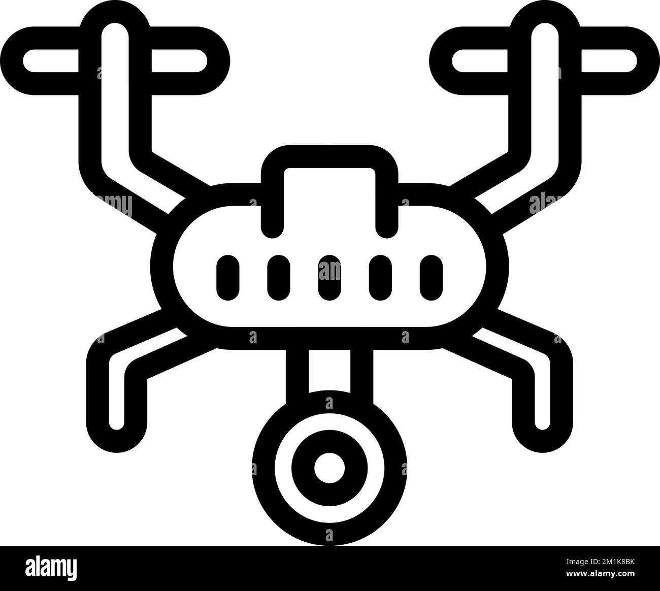 Farm drone icon outline vector. Digital farm. System data Stock Vector ...