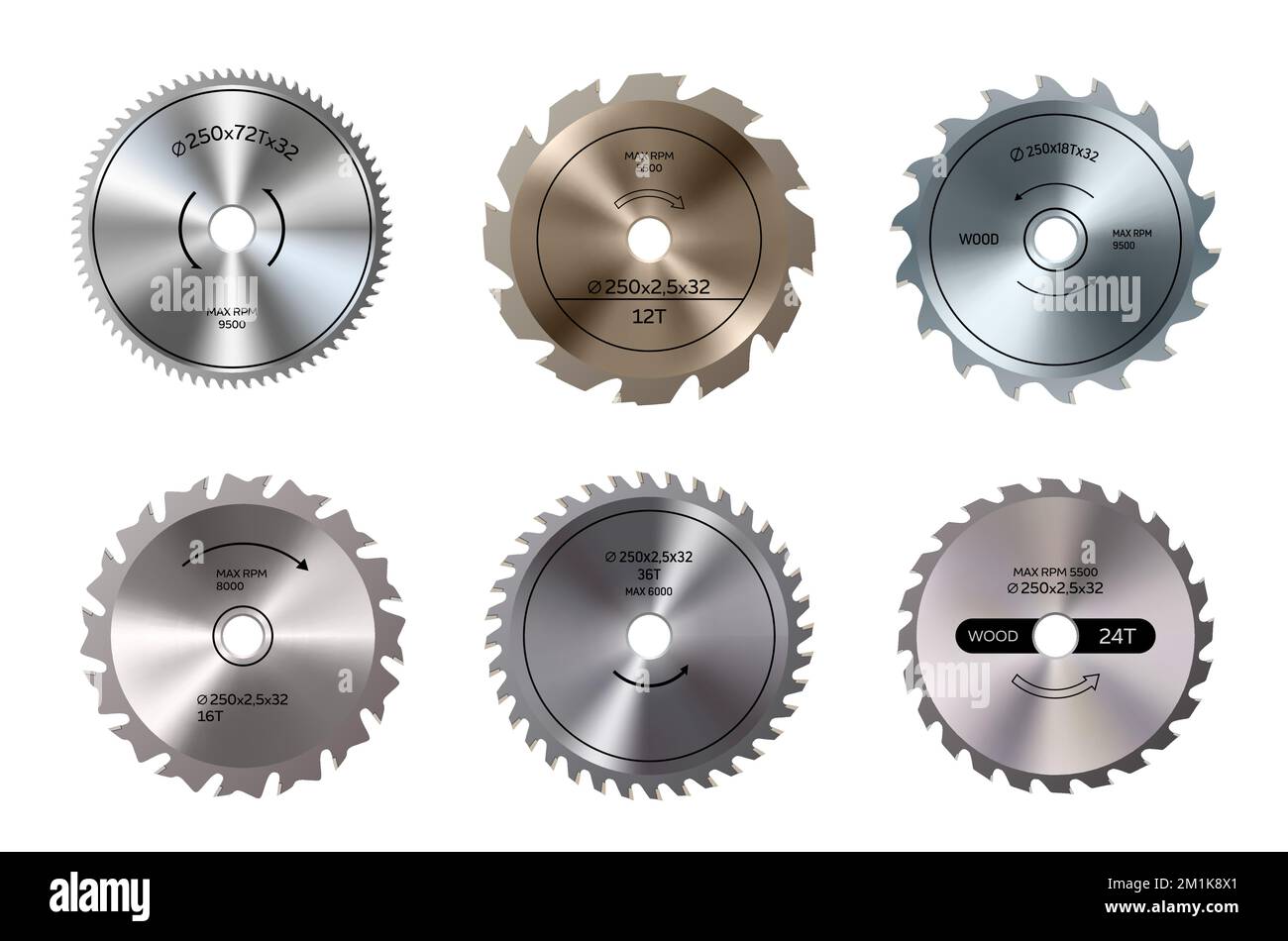 Silver sawmill Cut Out Stock Images & Pictures - Alamy