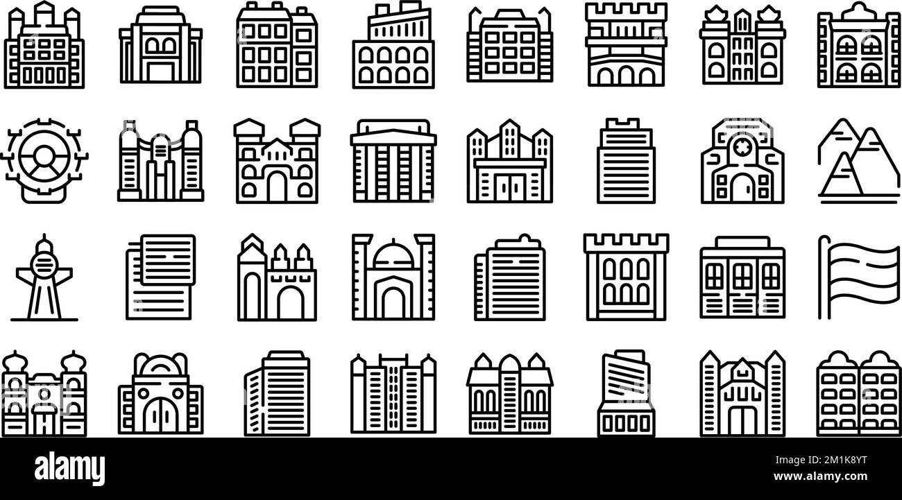 Vienna skyline outline Stock Vector Images - Alamy